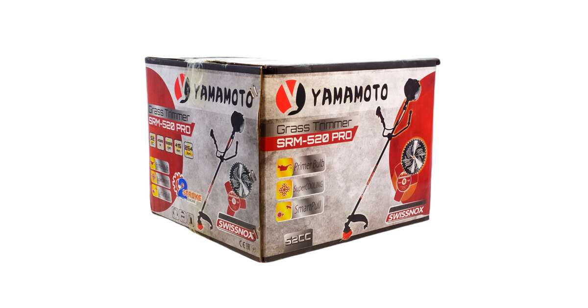 Motocoasa pe benzina Yamamoto 520PRO, 6.7 Cp, 52 CC, 5 acc. incluse ...