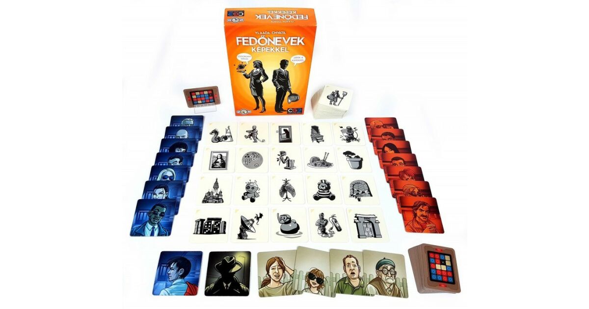 Codenames Pictures - stolová hra - v maďarskom jazyku (Pseudonimi kroz ...