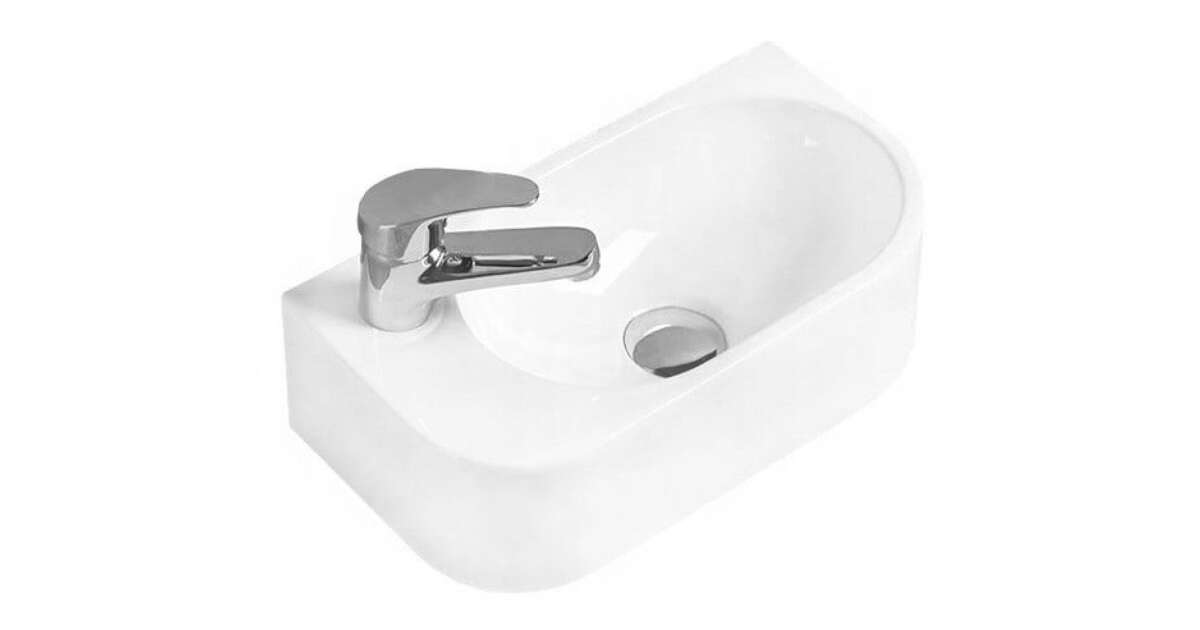 Mexen Viera Mosdó kagyló balos 40 x 21 cm, fehér - 21274000L Mosdó ...