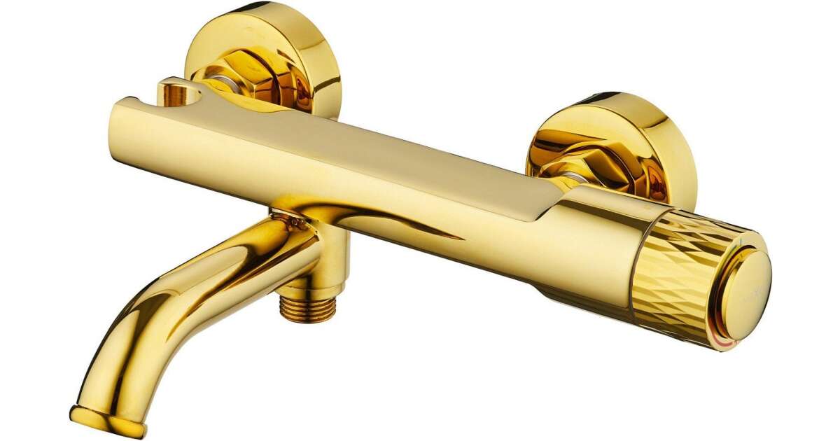 Mexen Diamond kád csap , arany - 71530-50 Kádtölt? csap Kádtöltõ csap ...