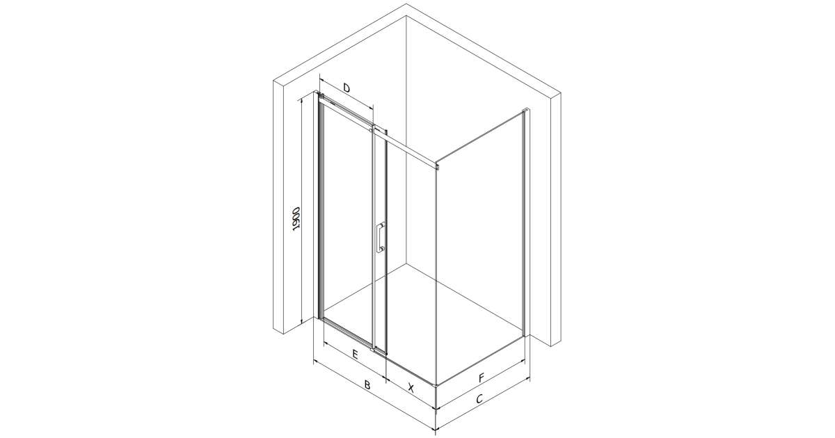 Mexen Omega Zuhanykabin - Tolóajtós - 100x90 cm | Pepita.hu