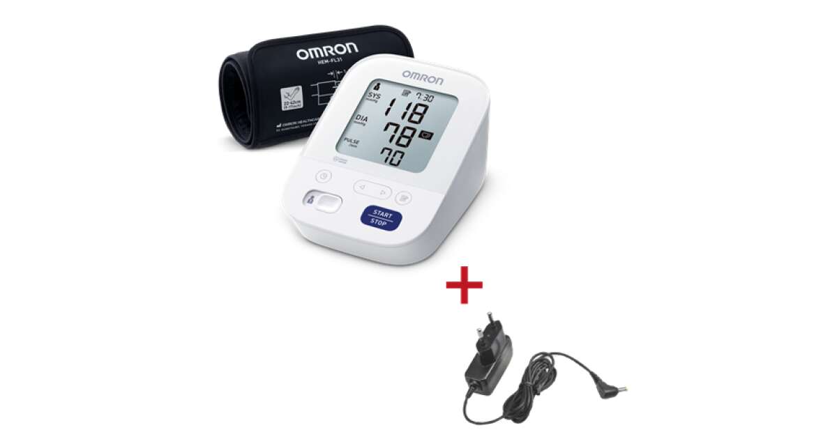 Omron Blood pressure monitor with arm adapter HEM-7155-E | Pepita.com