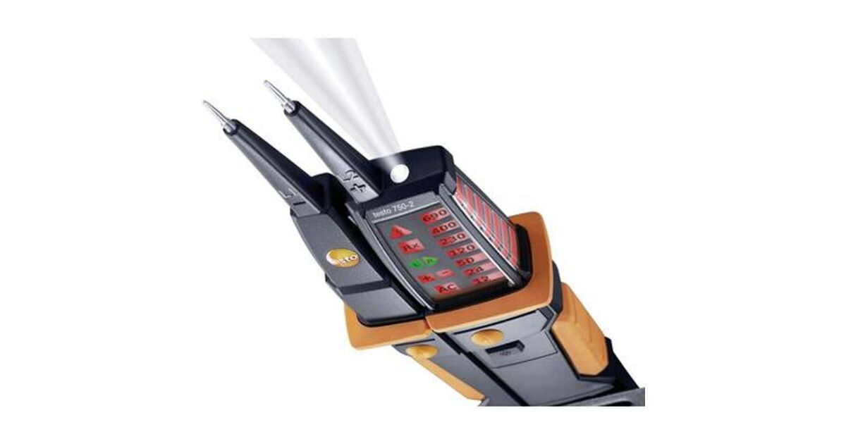 testo 750-2 Dwubiegunowy tester napięcia CAT IV 600 V, CAT III 1000 V ...