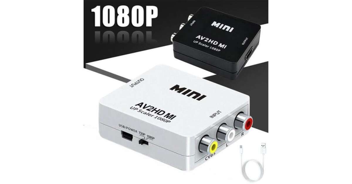 RCA - HDMI analóg digitális videó átalakító adapter | Pepita.hu