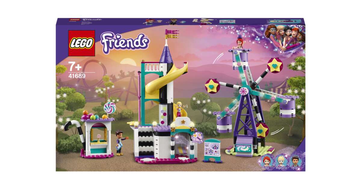 LEGO Friends 41689 Varázslatos óriáskerék és csúszda | Pepita.hu