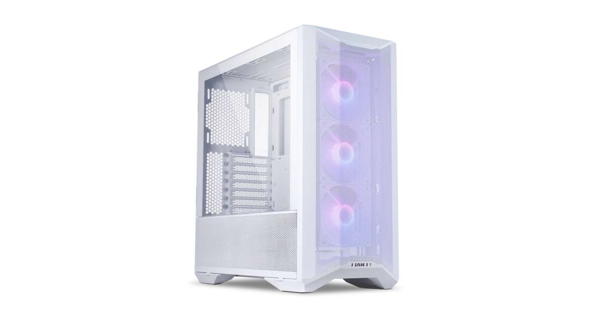 Lian Li LANCOOL II Mesh C Snow Edition RGB ATX Computergehäuse, Weiß ...