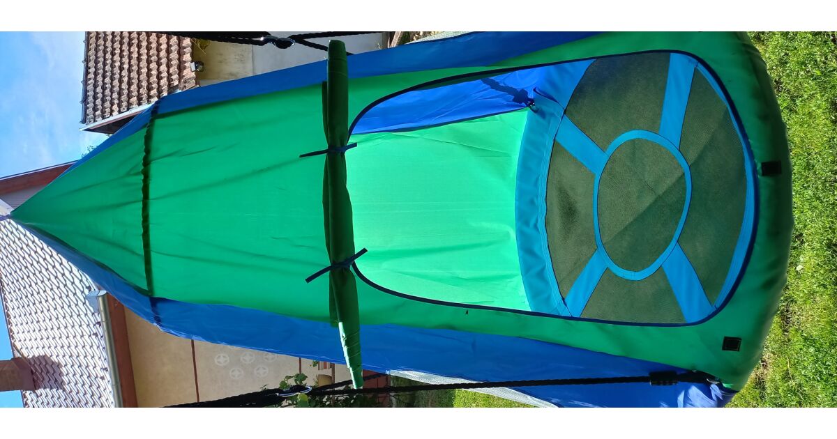 Funfit Garden acélvázas Fészekhinta 100cm #kék | Pepita.hu